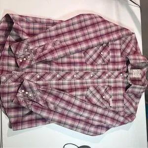 Lucky Brand | Shirts | Lucky Brand Mens M Plaid Buttonup Shirt Pearl ...